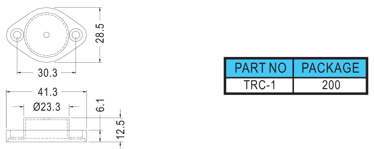 Transistor housing TRC-1 - Plastech - Connecteurs et accessoires de ...