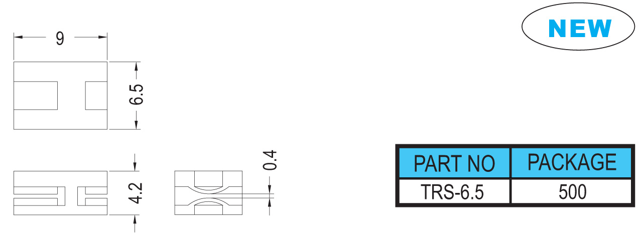 Transistor housing TRS-6.5 - Plastech - Connecteurs et accessoires de ...